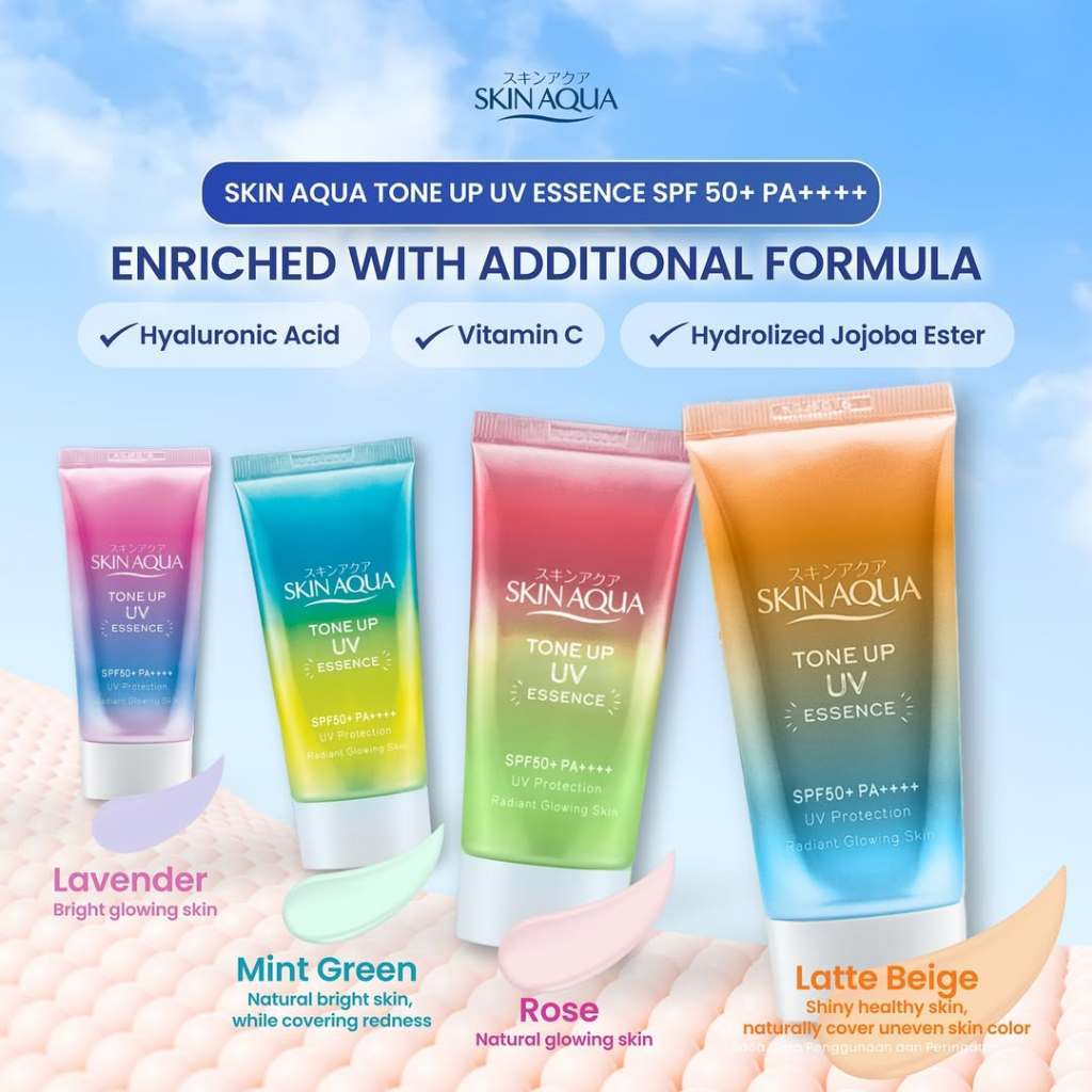 Jual Skin Aqua Tone Up UV Essence Series Spf 50 PA++++ | 40g | Shopee Indonesia