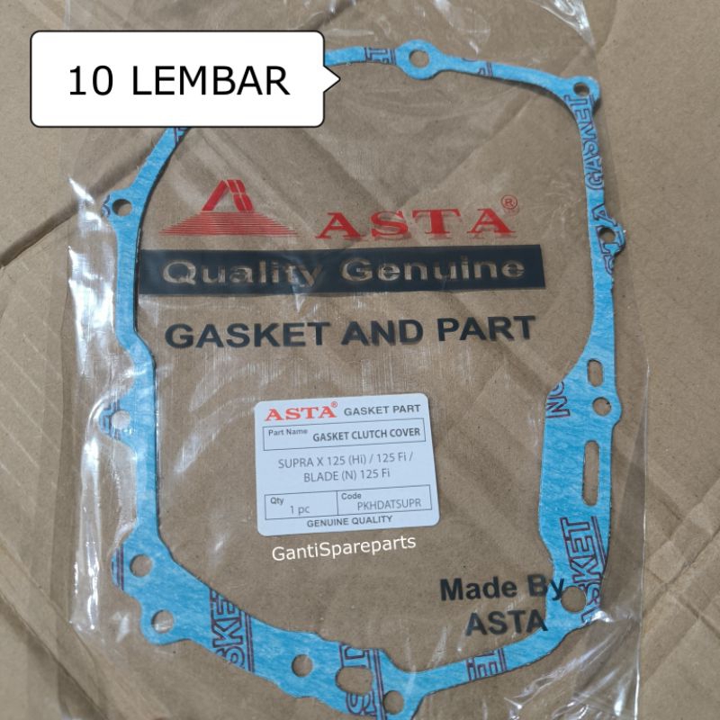 Jual PAKING BLOK KOPLING SUPRA X 125 FI / BLADE 125 INJEKSI ASTA (10 LEMBAR) | Shopee Indonesia