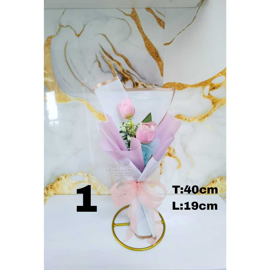 Jual Mini Buket Singel Bunga Plastik ,Mini Handbuket Artificial ...