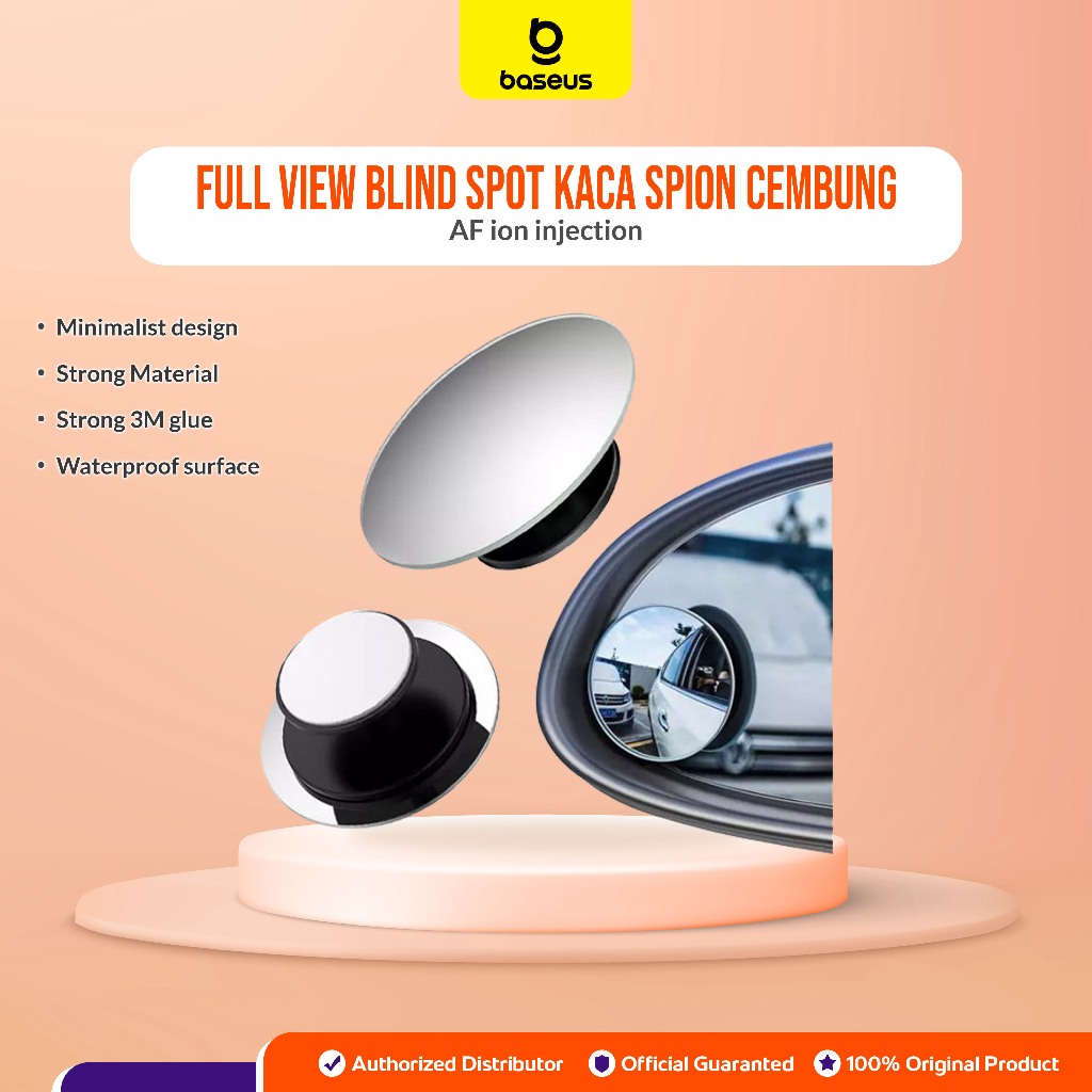 Jual Baseus Original Full View Blind Spot Kaca Spion Cembung Mini Wide ...