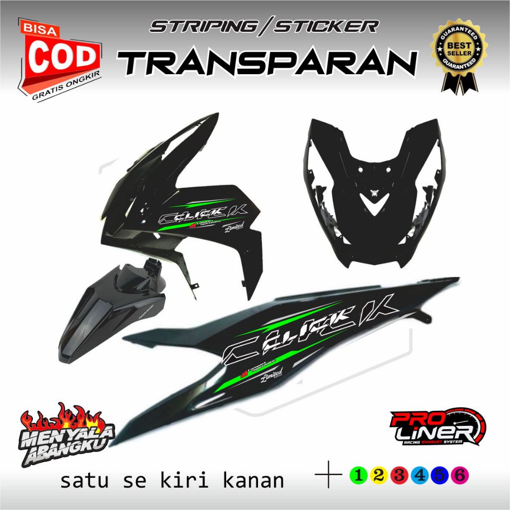 Jual sticker variasi beat delux thn2020-2024 lis nama click uv ...
