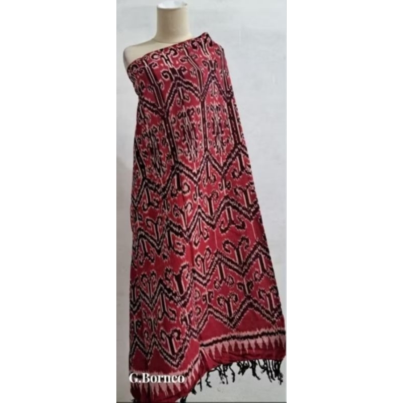 Jual Kain Pua Kumbu Tenun Motif Dayak Khas Kalimantan Ikat Sintang Ulu ...