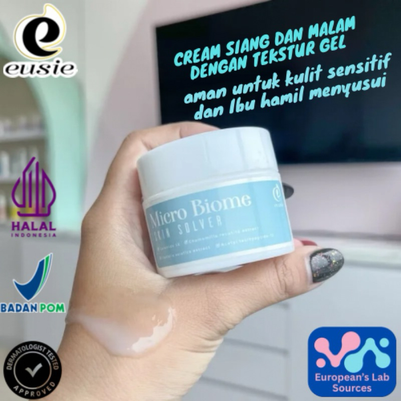 Jual Cream Wajah Micro Biome Skin Solver By Eusie for Skin Barrier ...