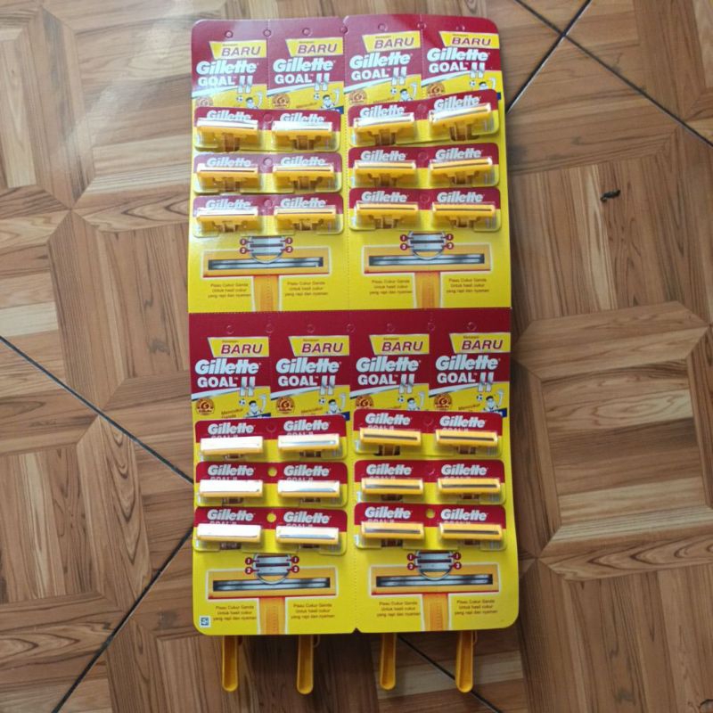 Jual GOAL II/GILLETTE GOAL II Single Alat Cukur (24 pcs) Kuning ...