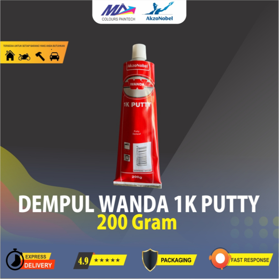 Jual DEMPUL ODOL WANDA SPOT PUTTY 1K 200 GRAM | Shopee Indonesia