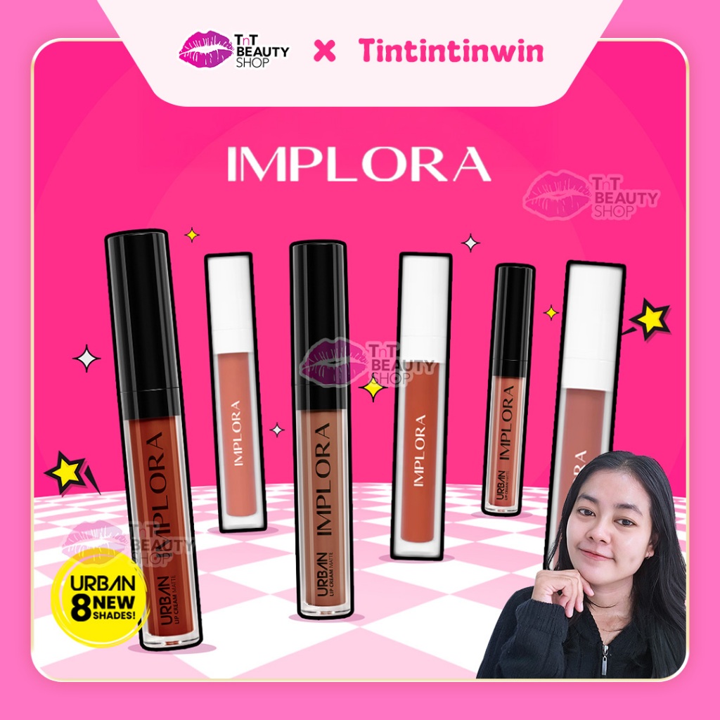 Jual TINTINTINWIN - READY 1 - 20 | Implora Urban Lip Cream Matte | Implora Lip Cream Lipstick ...