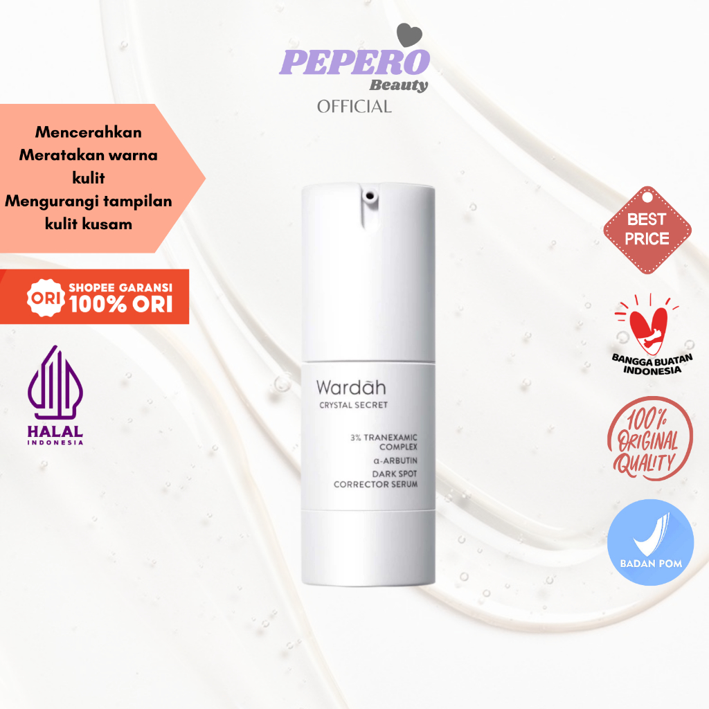 Jual WARDAH 3% Tranexamic Acid + Alpha Arbutin Crystal Secret Dark Spot ...