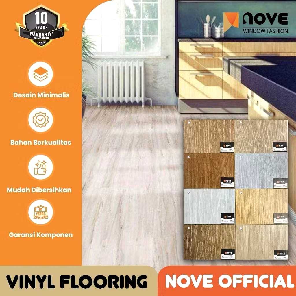 Jual NARALYFE DECO - Nove Premium Lantai Vinyl Flooring Motive Kayu 2mm (1 BOX Isi 36Pcs ...