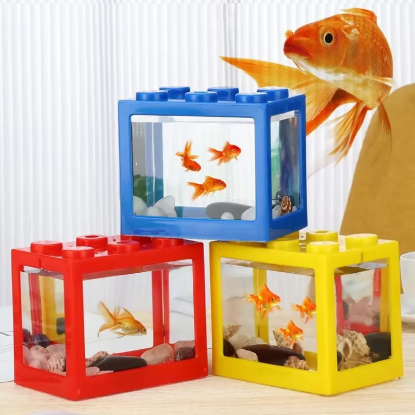 Jual AKUARIUM MINI IKAN HIAS BAHAN AKRILIK / TANGKI AQUARIUM MINI UNTUK ...