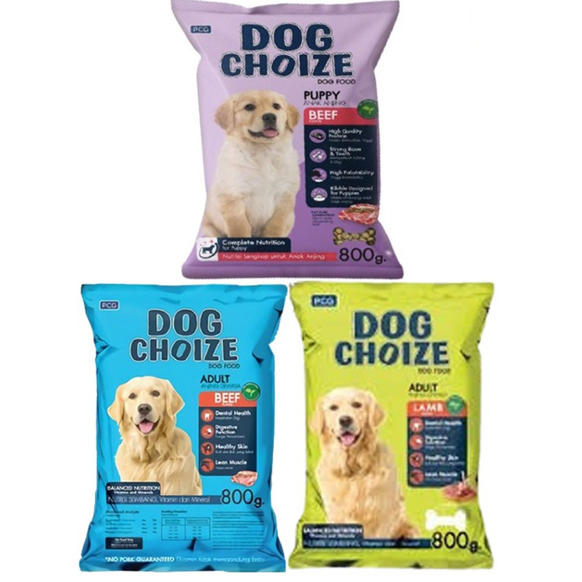 Jual Pakan Makanan ANJING DOG CHOIZE Choise Choice 800gr 800 gr Adult ...
