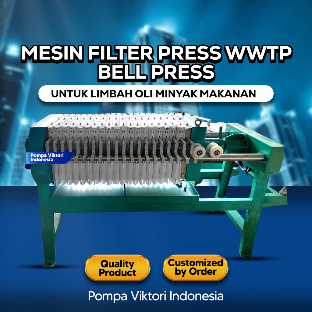 Jual Mesin Filter Press WWTP Bell Press untuk Limbah Oli Minyak Makanan ...