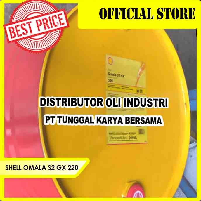Jual SHELL OMALA S2 GX / G 220 ( Drum GEAR OIL - ISO VG 220 ) | Shopee ...