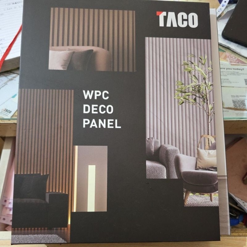 Jual Buku sampel katalog decopanel wpc merk taco WP PA PB | Shopee ...