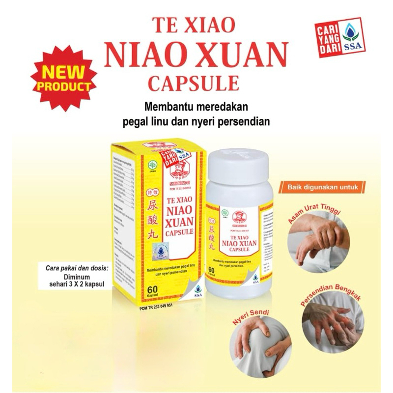 Jual TE XIAO NIAO XUAN CAPSULE SSA NIAO XUAN WAN KAPSUL SARAS ...