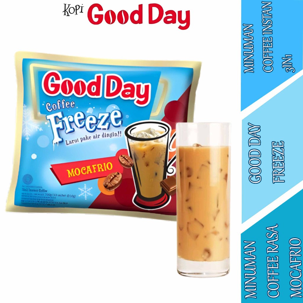 Jual Minuman Kopi Rasa Mocafrio - Good Day Freeze - Minuman Coffee ...