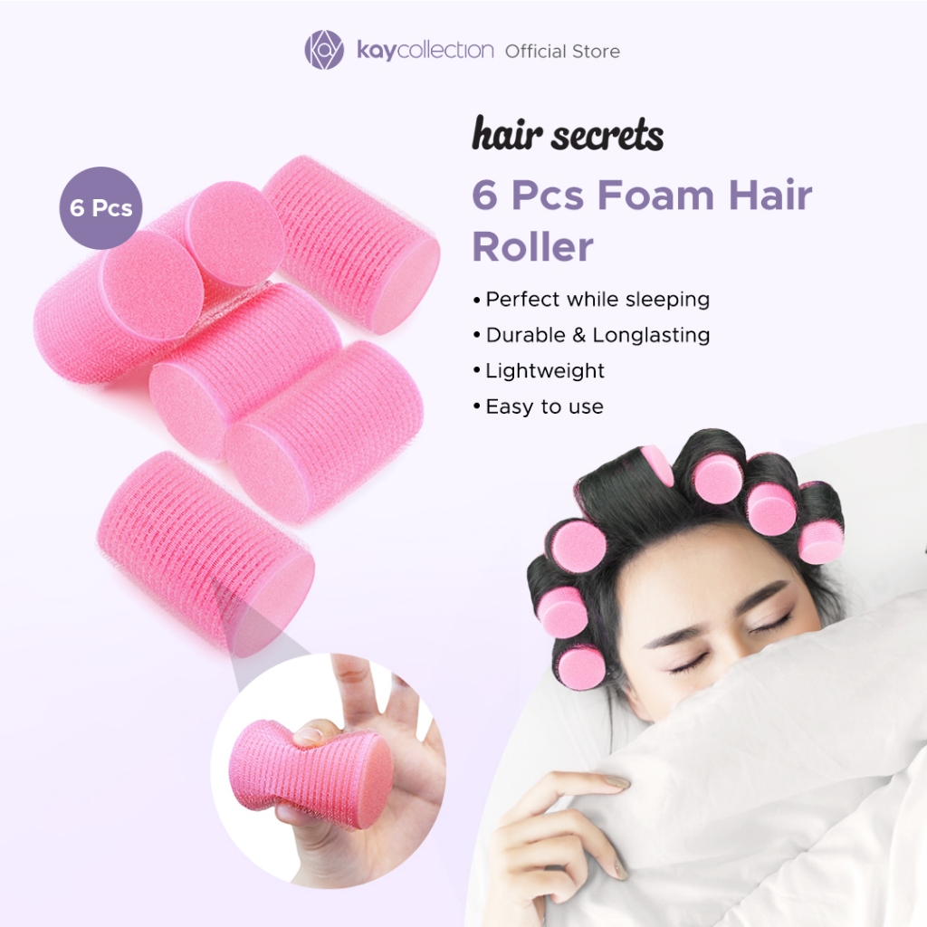 Jual Hair Secrets Ceramic Thermal Hair Roller / Roll Rambut Busa Tidur / Roller Foam Rambut ...
