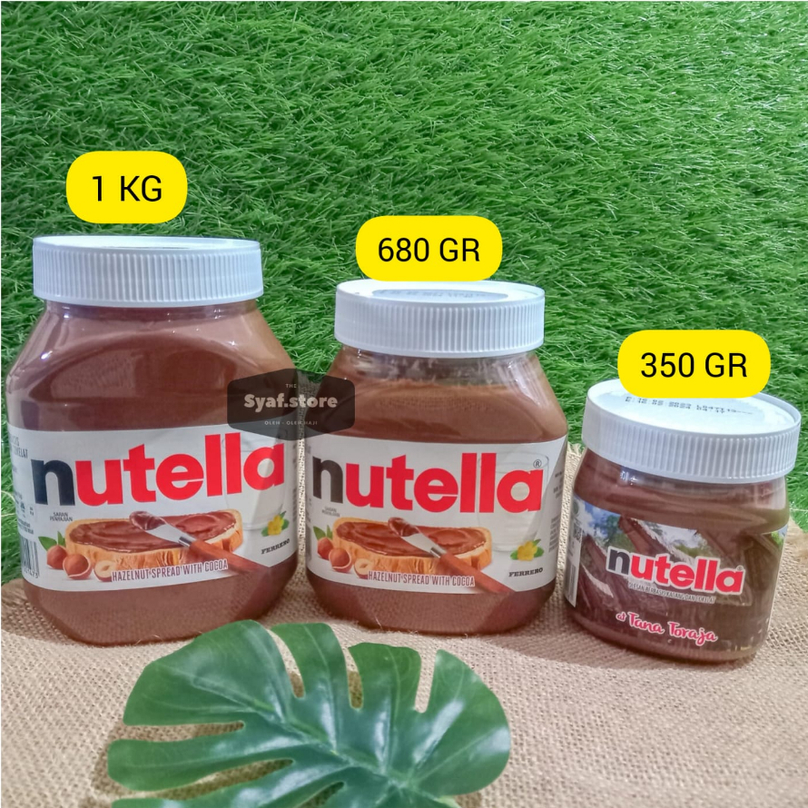 Jual Nutella Selai Coklat|Nutella Hazelnut Spread | 350gr | 680gr | 1kg | Halal | Shopee Indonesia