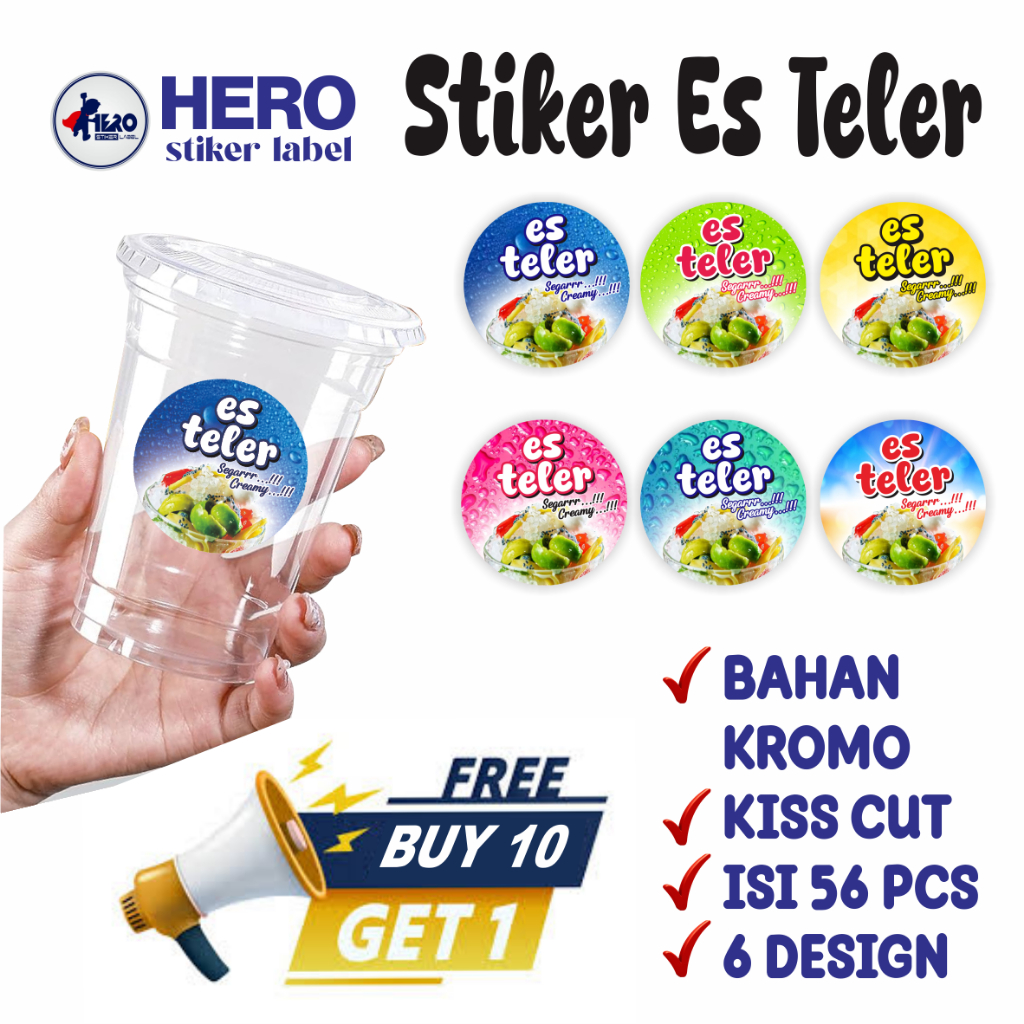 Jual STIKER ES TELER, STIKER CUP, STIKER MINUMAN, STIKER TRANSPARAN ISI ...