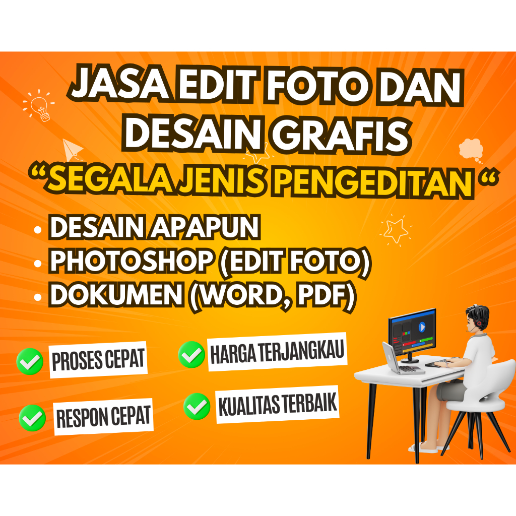 Jual JASA EDIT FOTO DAN DESAIN GRAFIS | SEGALA JENIS PENGEDITAN DOKUMEN ...