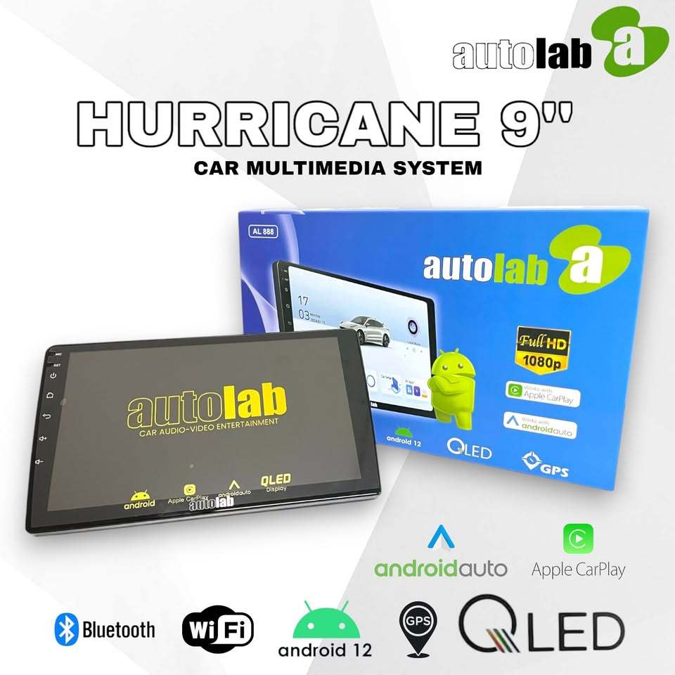 Jual Head unit Android AUTOLAB HURRICANE 9 Inch Memory 2/32 QLED Carplay Android Autolab TERBARU ...