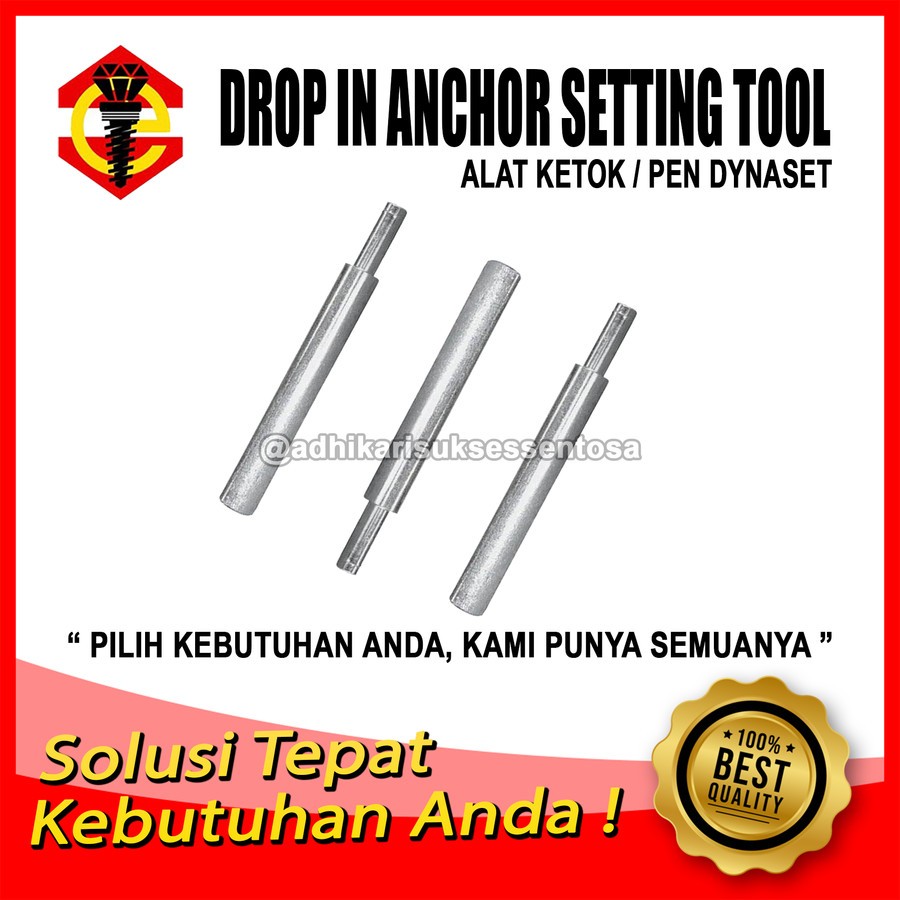 Jual Dynaset Setting Tool M12 / Alat Ketok Dinaset / Pen Paku Drop In ...