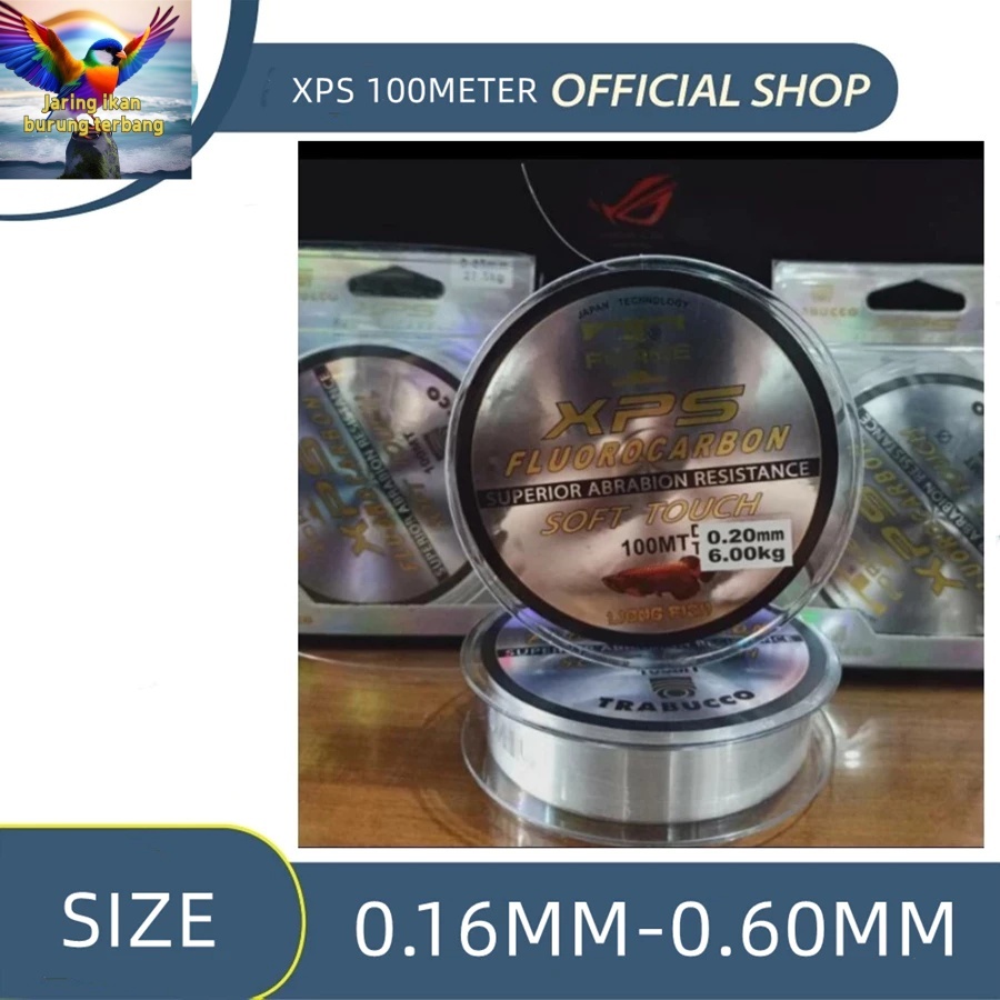 Jual Senar Pancing Leader XPS FLUOROCARBON 0.16MM-0.60MM terlali murah 100M | Shopee Indonesia