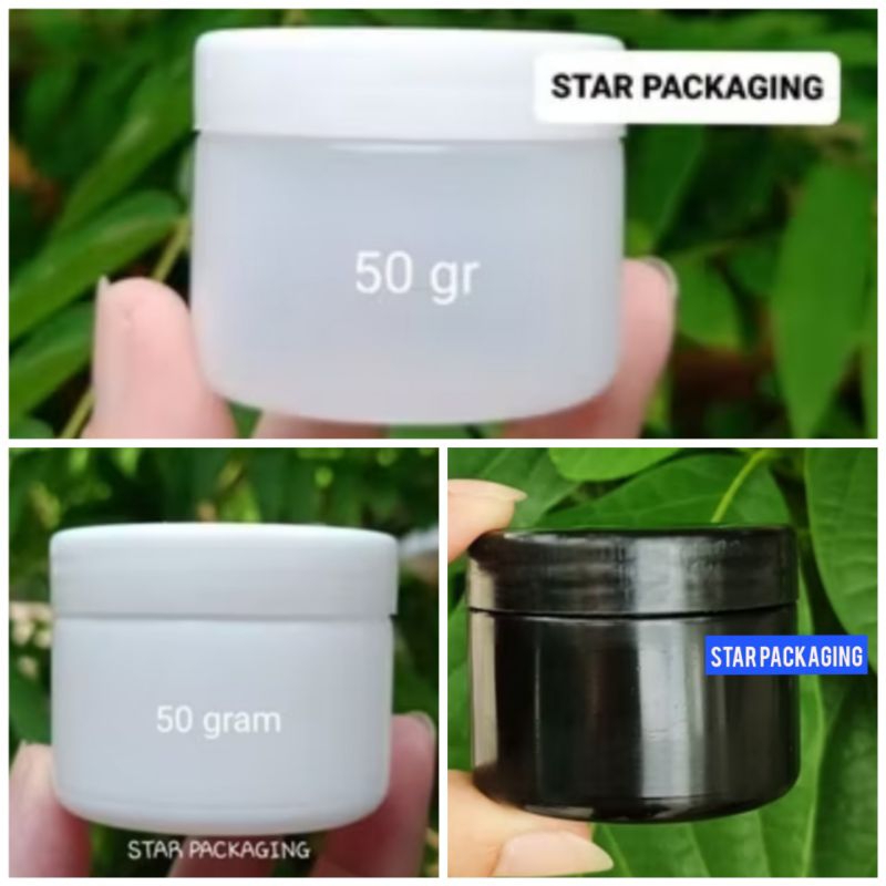 Jual Pot Cream 50 Gram Pot Cream 50gr Pot Salep 50Gr Pot Jar 50Gr Putih ...