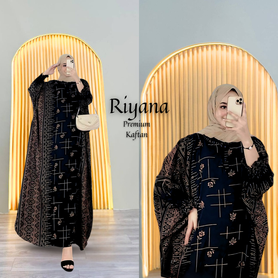 Jual Riyana Home Kaftan by Rayon Jumbo - Cocok untuk sehari - hari mewah simple elegan Baju ...
