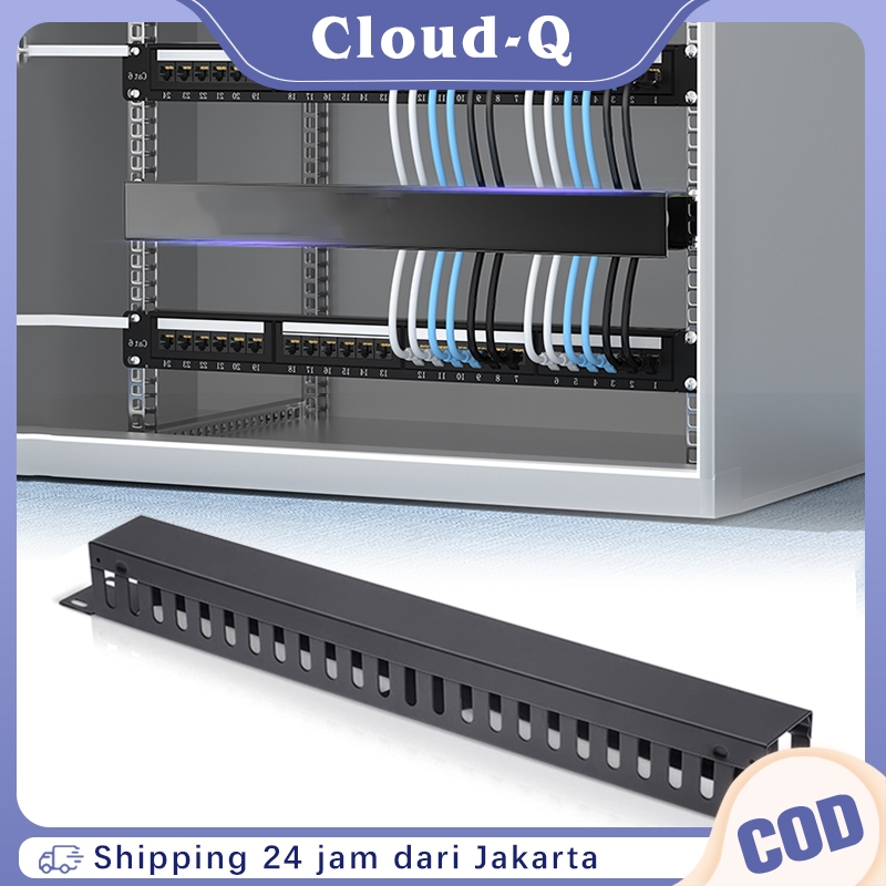 Jual Cable Management 1u19 Inci 24 Slot / Pengatur Kabel Pemasangan Rak ...
