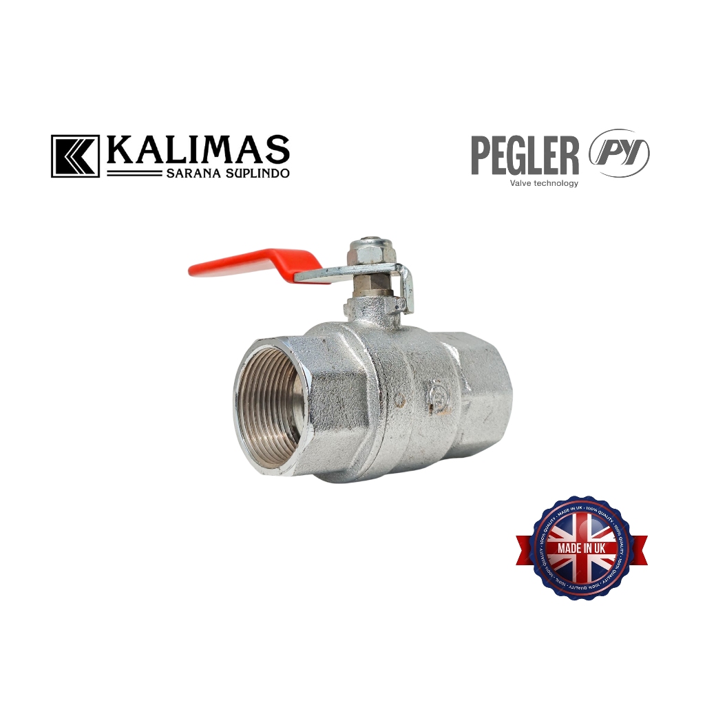 Jual Ball Valve 32 Bar Chrome Plated Brass Drat PN 32 3/8" (PEGLER ...
