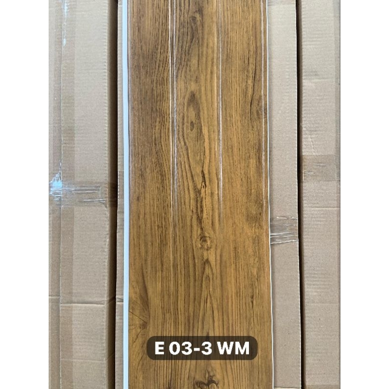 Jual Plafon PVC Elite Serat kayu Coklat E 03 - 3 WM | Shopee Indonesia