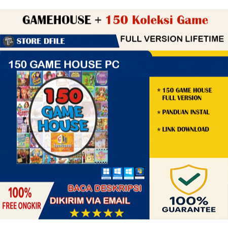 Jual 150 GameHouse PC Games Full Version + Panduan Lengkap | Shopee ...