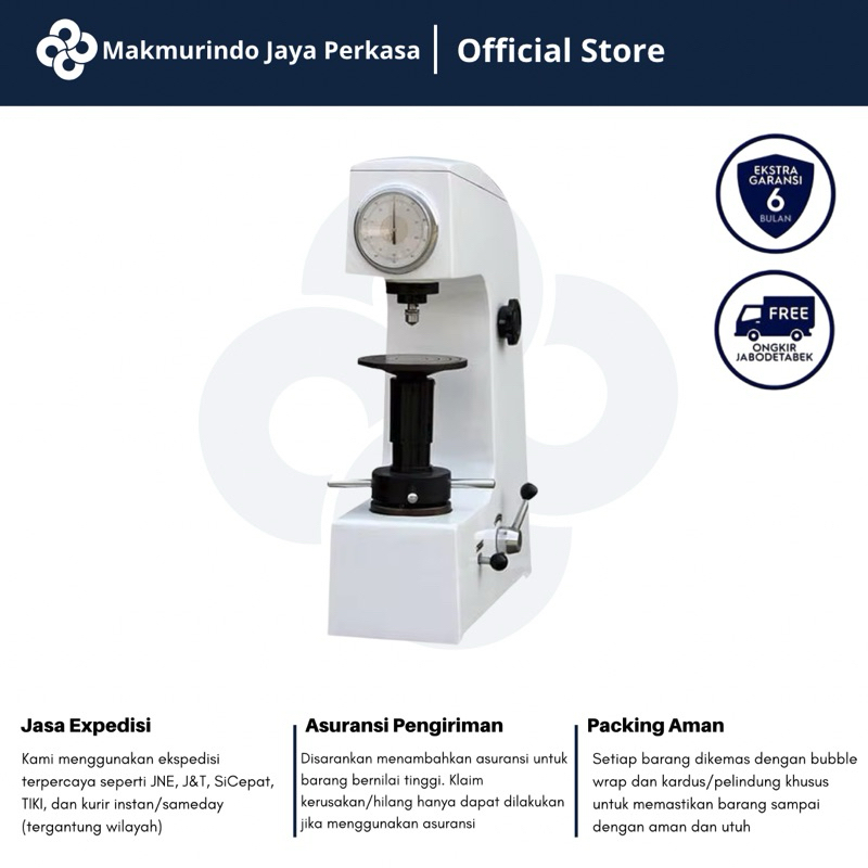 Jual HR-150A Rockwell mesin machine hardness test HRC uji kekerasan ...
