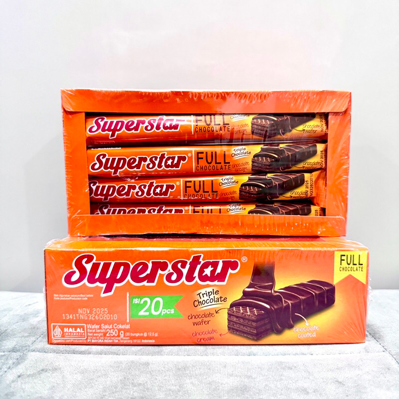 Jual Superstar Triple Chocolate Wafer Box | Shopee Indonesia