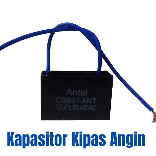 Jual Capacitor. 1/400V AC Kotak Kapasitor Kipas Angin Kotak Hitam 1uF 400V | Shopee Indonesia