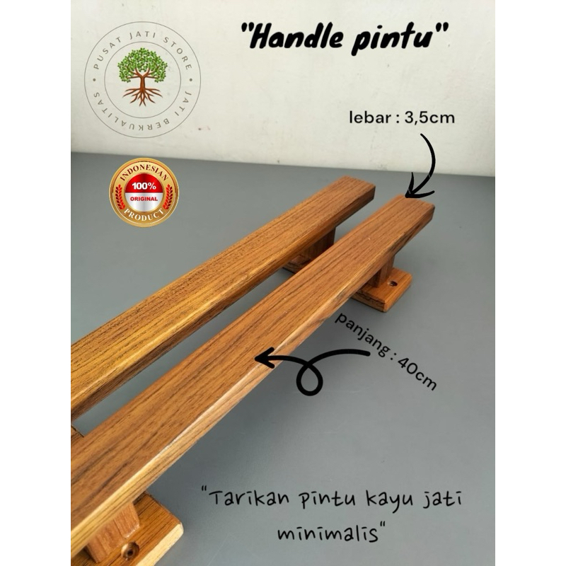 Jual Handle pintu / tarikan pintu dari kayu jati asli berkualitas ...