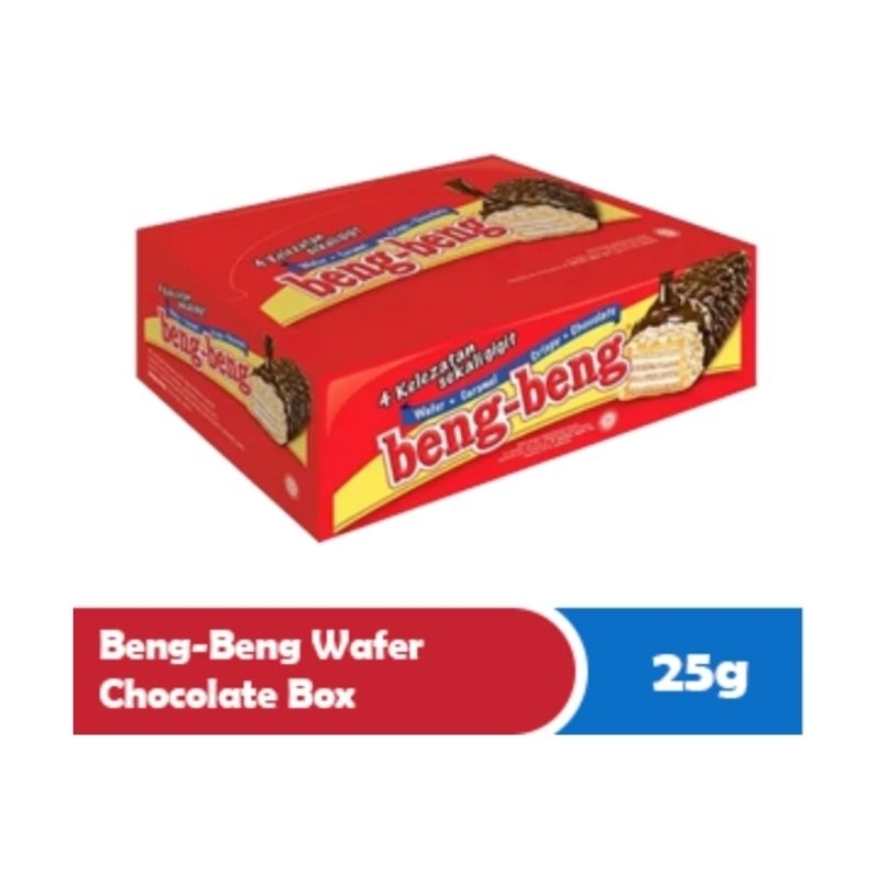 Jual Beng-Beng Wafer Chocolate Box 25g (1 dus karton) | Shopee Indonesia