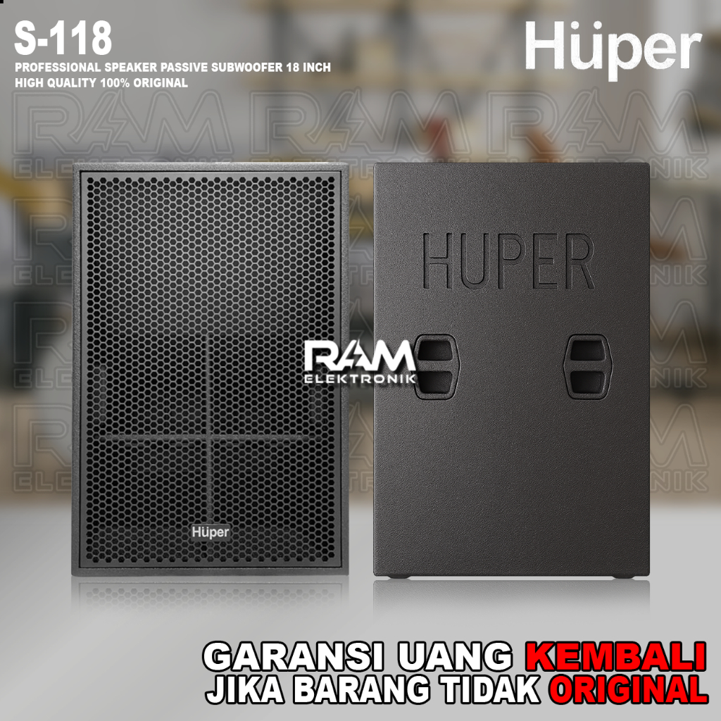 Jual Speaker Pasif Subwoofer 18 Inch HUPER S118 | S 118 Original Harga ...