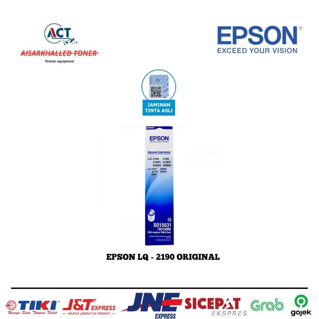 Jual PITA EPSON LQ-2190 ORIGINAL/RIBBON CARTRIDGE | Shopee Indonesia