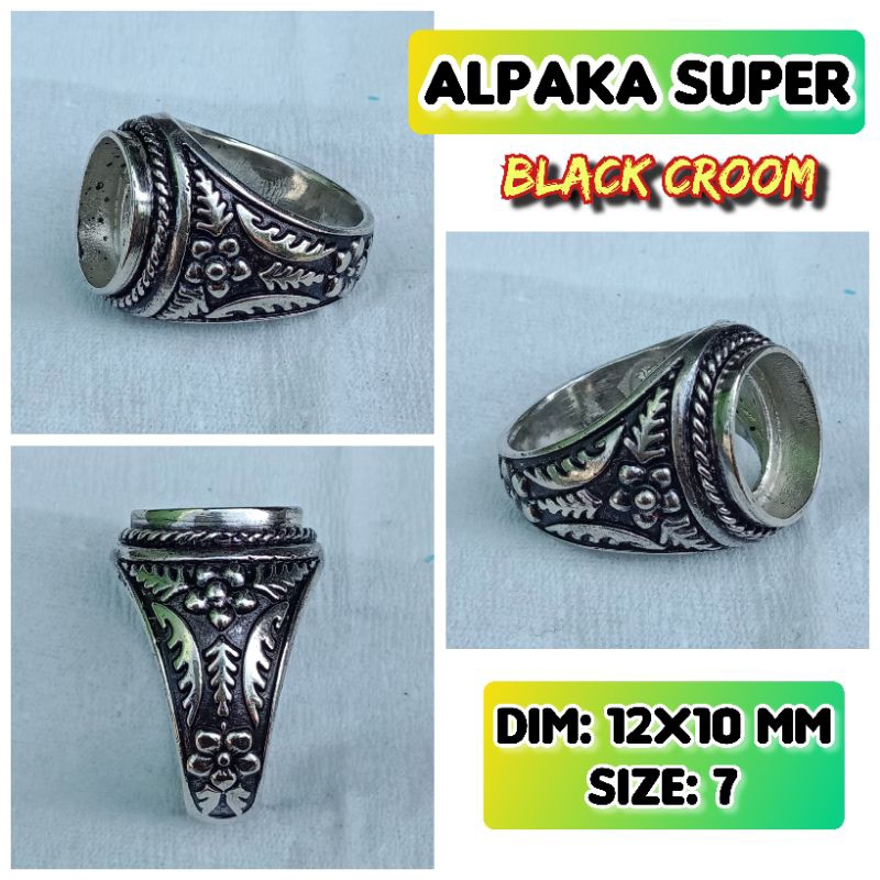 Jual emban Batu akik dan permata alpaka super tanam alpaka bakar.15 ...