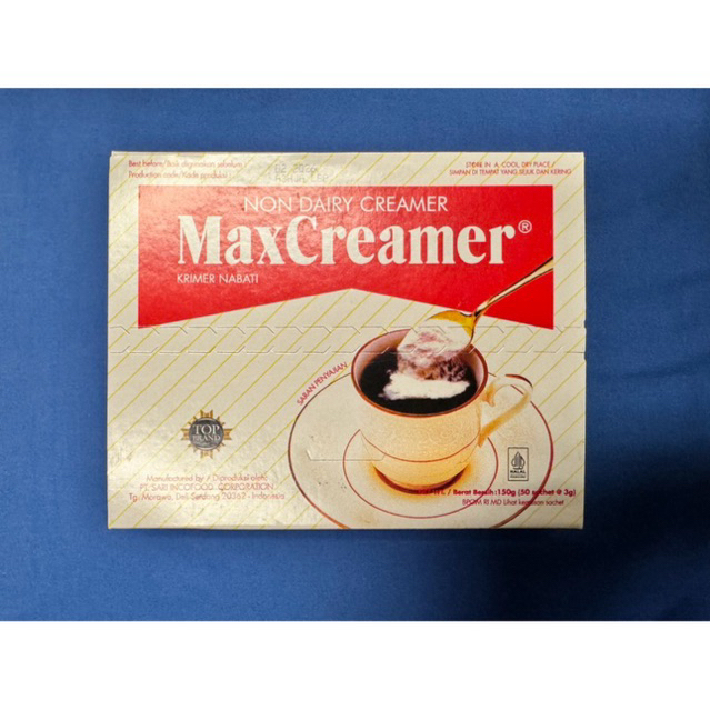Jual Max creamer 50pcs 6gr ( minimal order 10 box ) | Shopee Indonesia