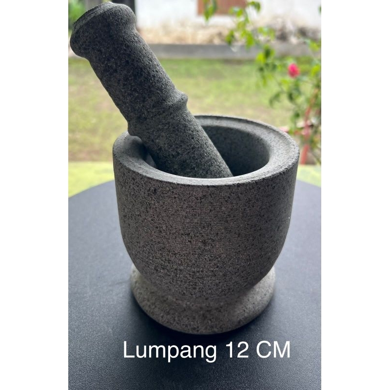 Jual Lumpang Alu Batu Asli / Lesung Batu 12 CM | Shopee Indonesia