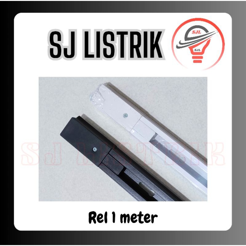 Jual Sambungan Rel Lurus & Siku/Rel 1 Meter/Warna Hitam & Putih ...