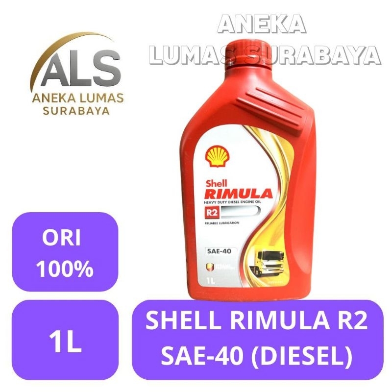 Jual Oli Mesin Diesel Shell Rimula R2 SAE-40 1 Liter - Original Scan ...