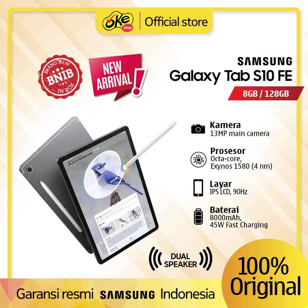 Jual Samsung Galaxy Tab S10 FE 8/128GB | Tab S10 FE Plus 12/256GB ...