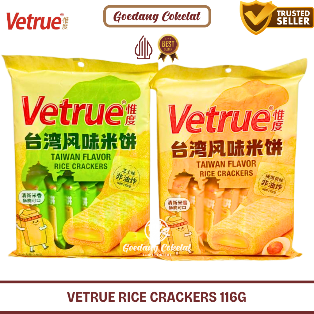 Jual Vetrue Japanese Taiwan Rice Crispy Crackers Krekers Beras Aneka ...
