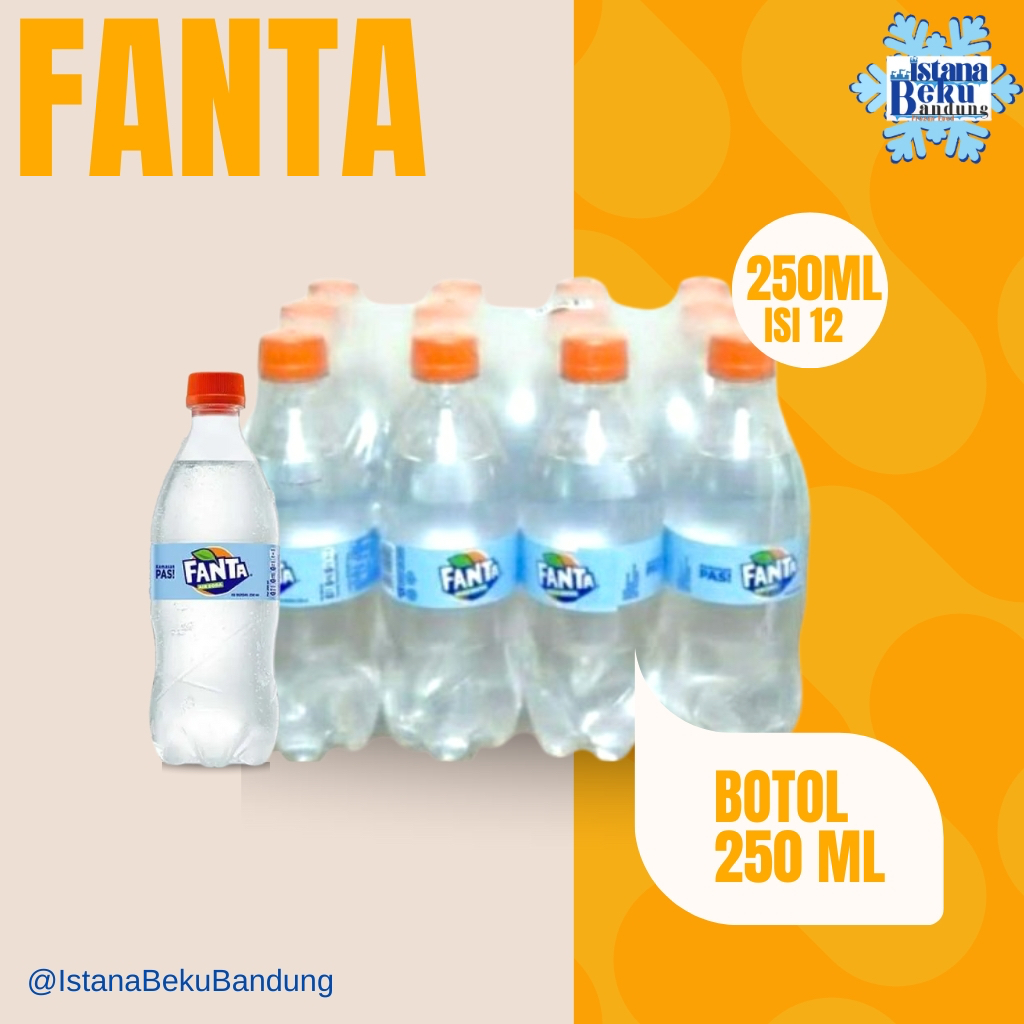 Jual Fanta Soda Water Bening 250ml (1 Dus = 12 pcs) | Shopee Indonesia