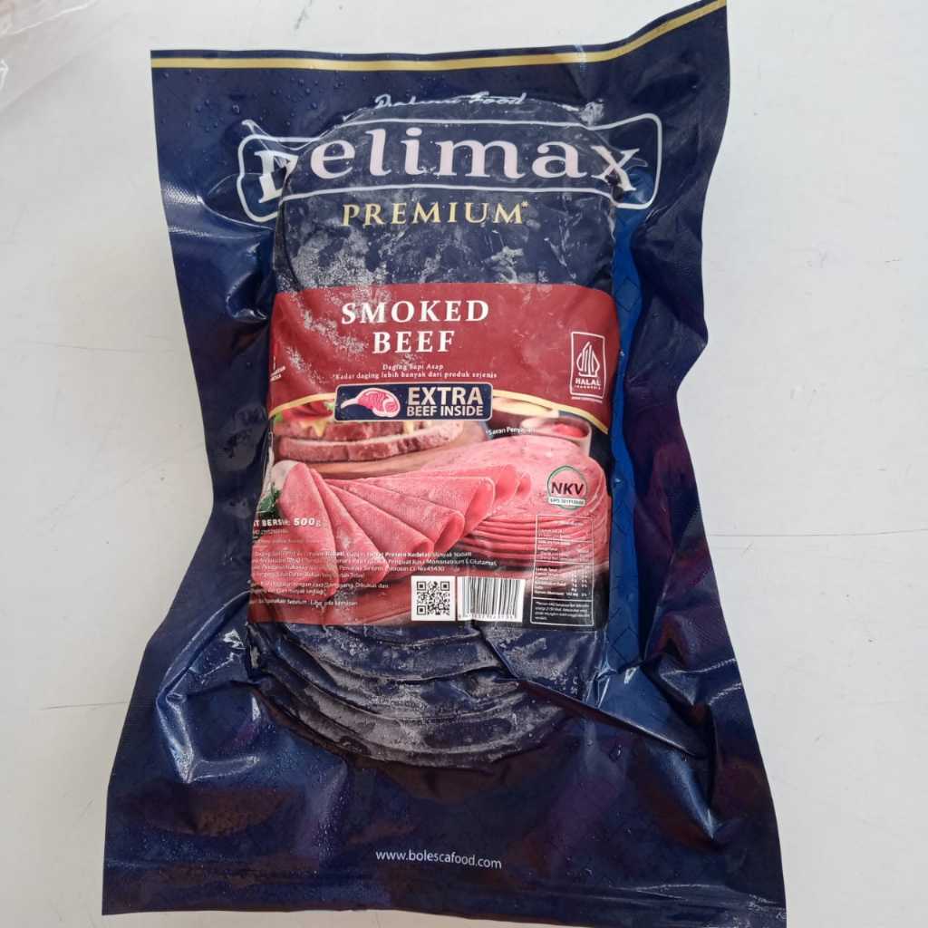 Jual Delimax Smoked Beef Daging Asap 500 gram | Shopee Indonesia