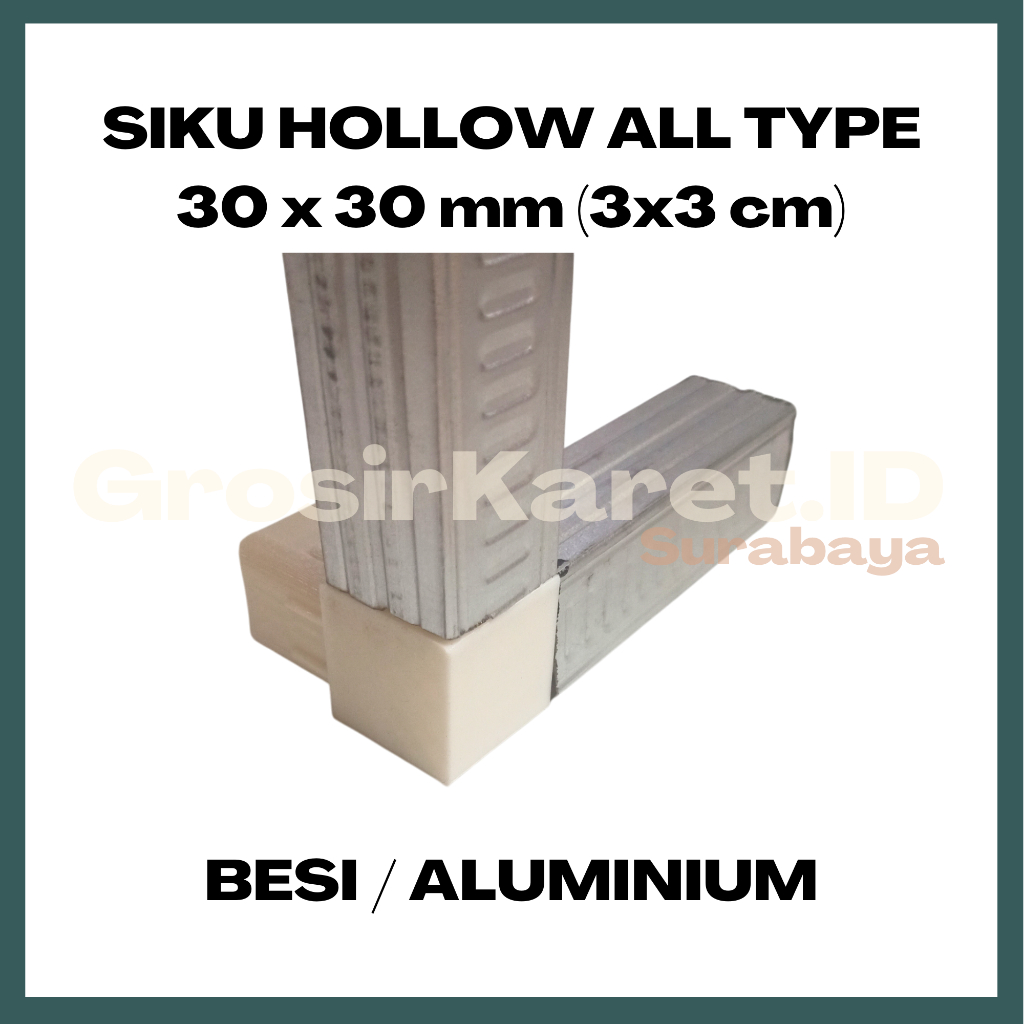 Jual Siku Plastik Frame Hollow 30 x 30 mm 3 x 3 cm Lengkap Penyambung ...