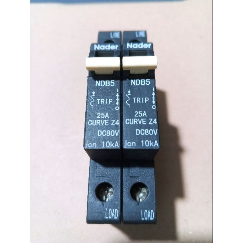 Jual MCB DC Nader 1P 25A DC. | Shopee Indonesia